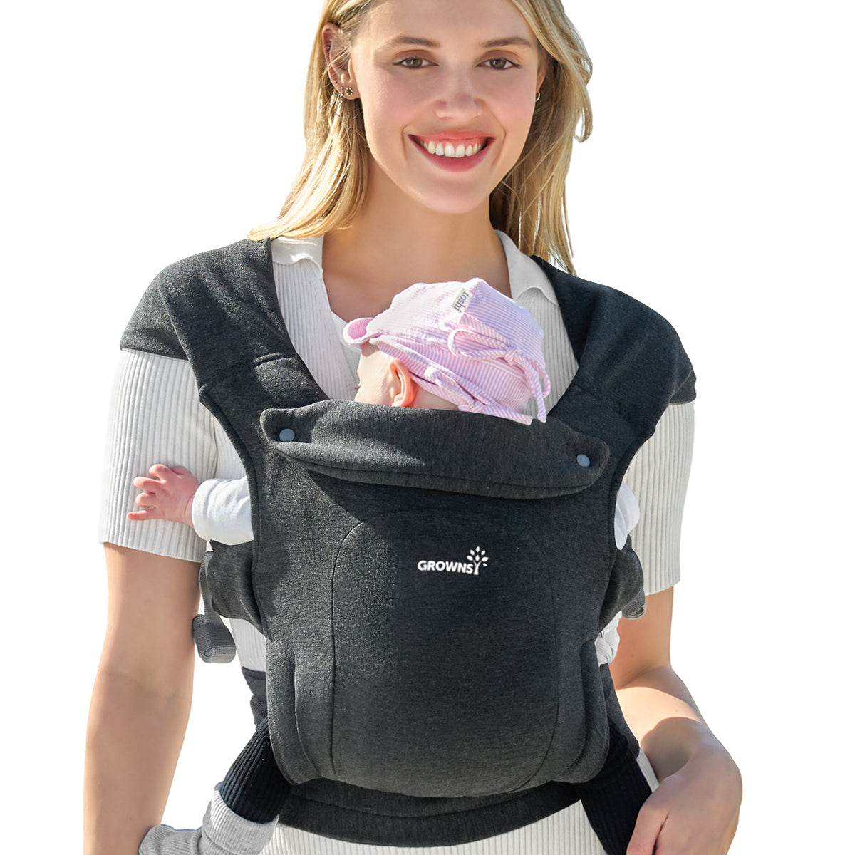 Ergonomic Baby Carrier | Newborn to Toddler Support – GROWNSY