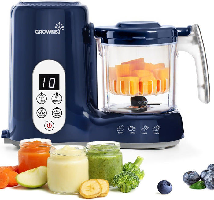 Baby Food Makers, Steamer& Blender Easily|GROWNSY