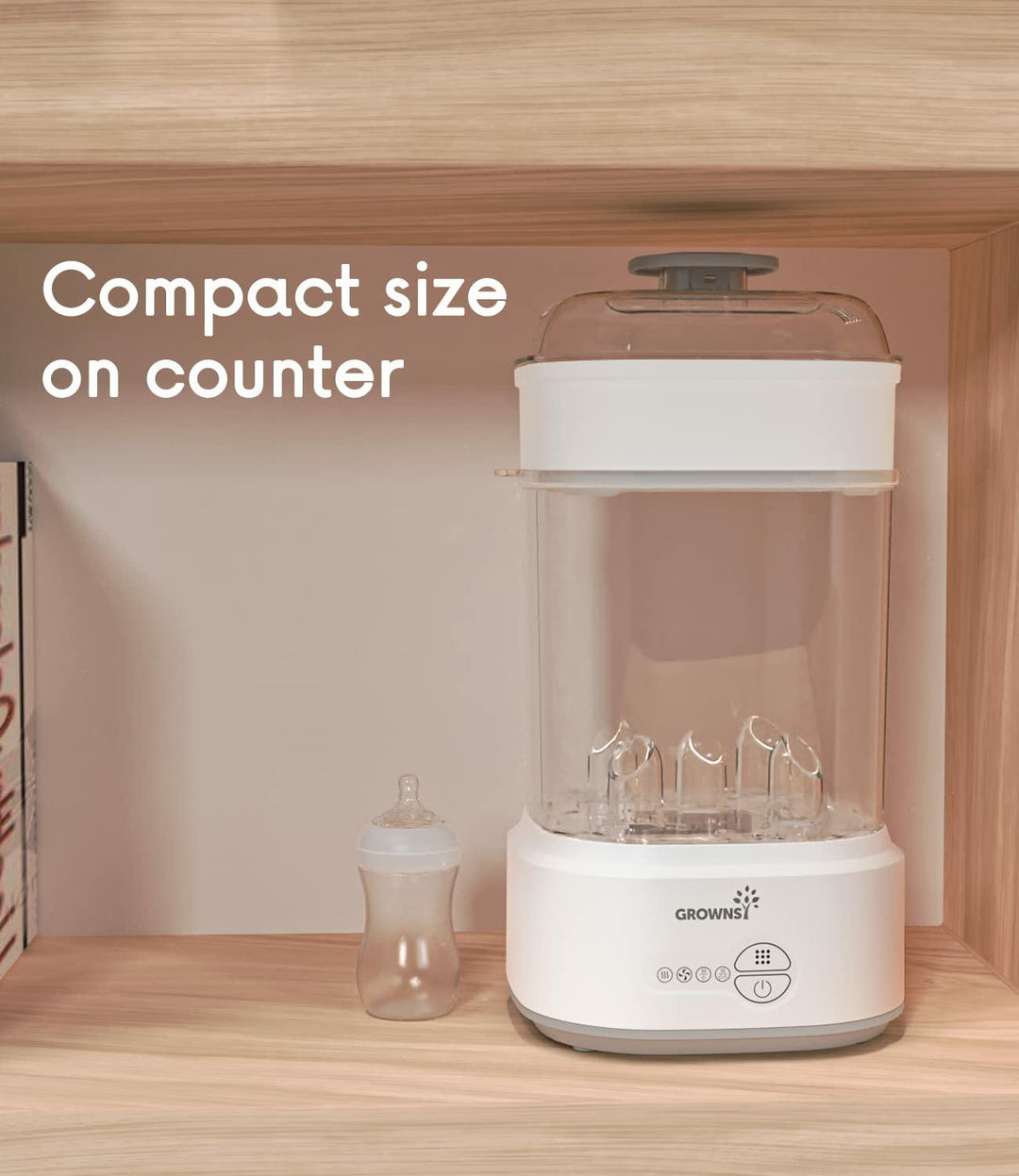 GROWNSY Baby Bottle Sterilizer and Dryer